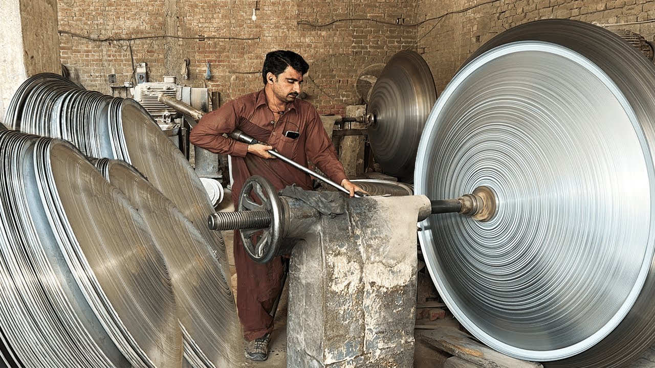 Incredible Process of Making Satellite Dish Antenna Inside Factory ...