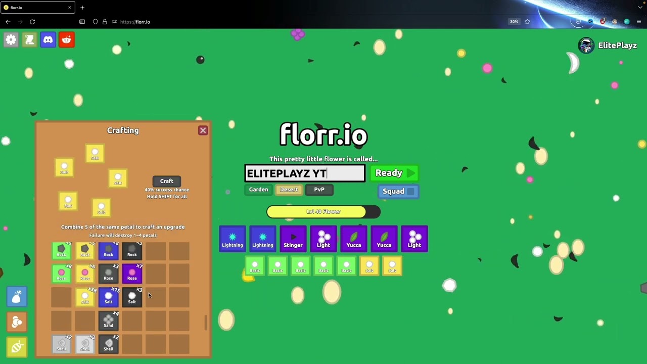 Crafting 1000+ petals - Florr.io #huge #florr.io - YouTube