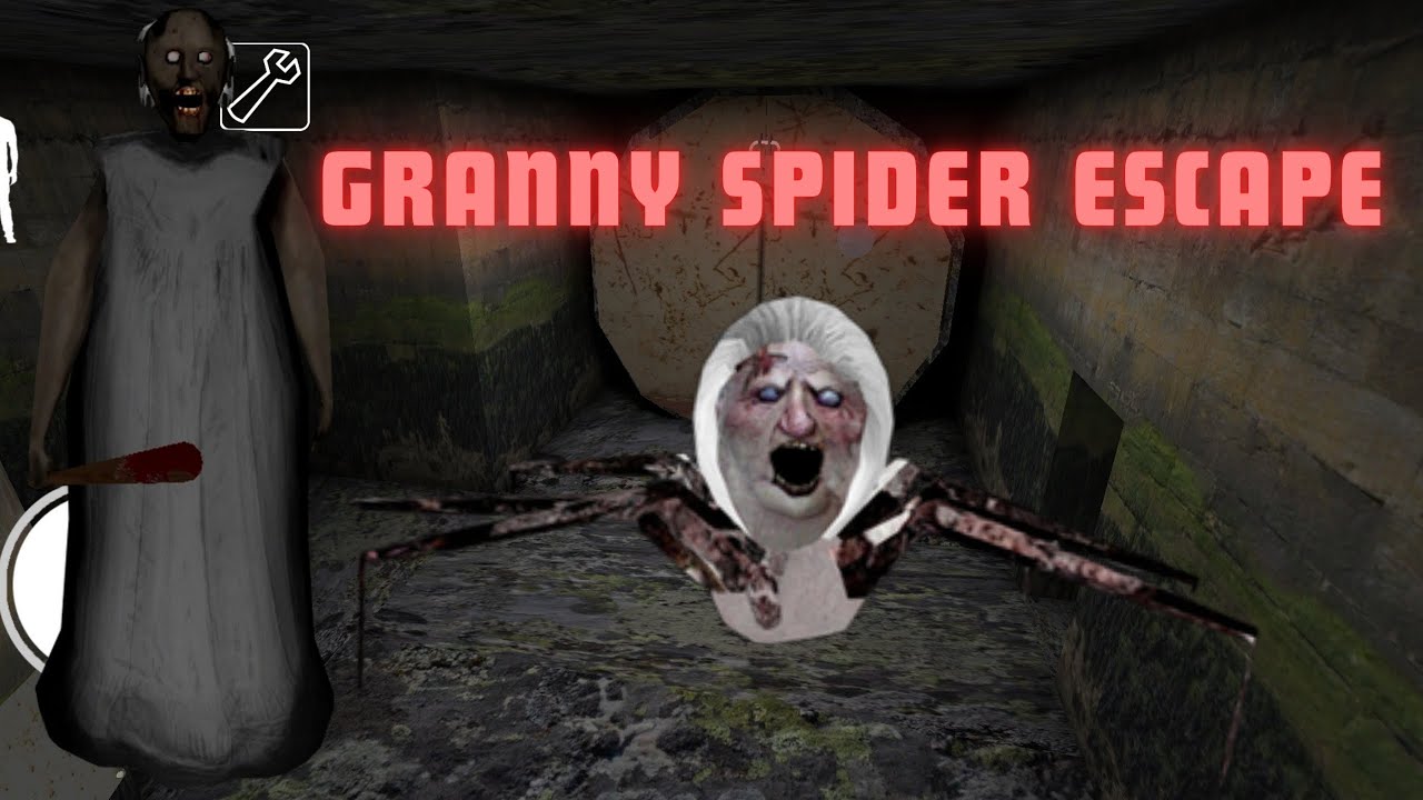 Granny spider escape normal mode full gameplay - YouTube