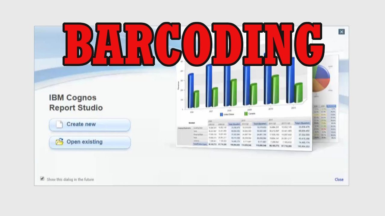 Barcoding in IBM Cognos Report Studio | Tutorial - YouTube