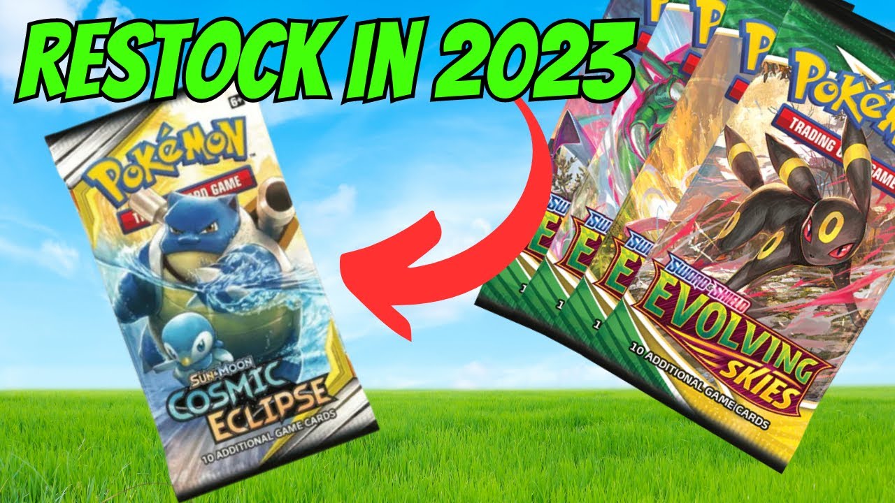 Pokémon Pack Reprint Evolving Skies & Cosmic Eclipse!👀 - YouTube