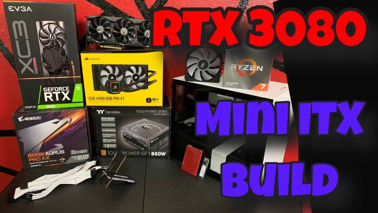 Fitting a RTX 3080 into a Mini ITX build#Ryzen#RTX3080 - YouTube
