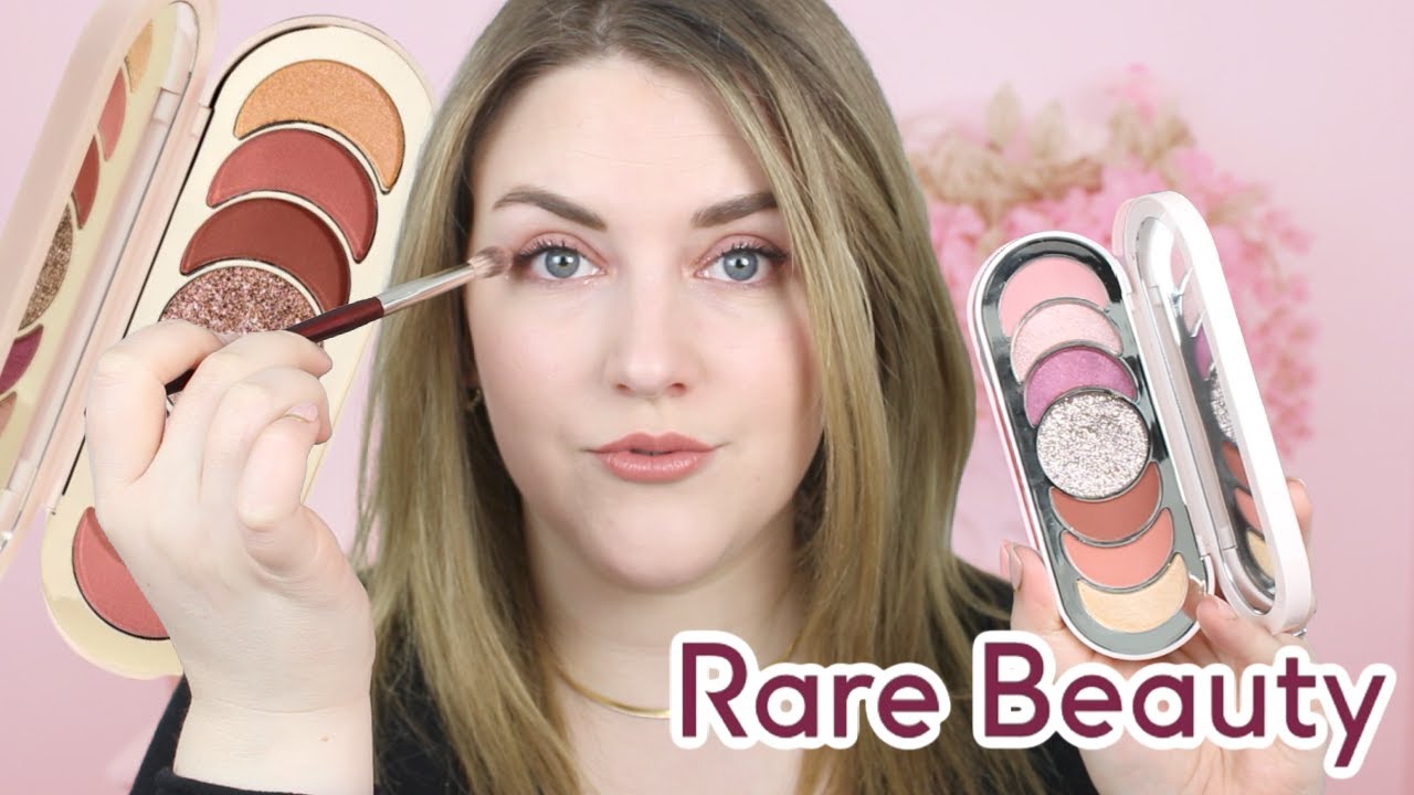 RARE BEAUTY GIVE YOURSELF GRACE EYESHADOW PALETTE - YouTube