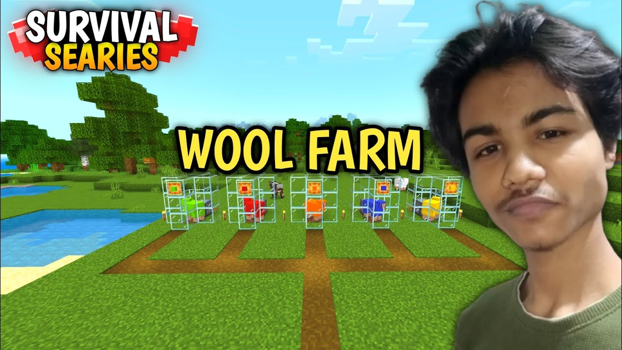 I MAKE A WOOL FARM IN BONG NAGAR | MINECRAFT GAMEPLAY || - YouTube