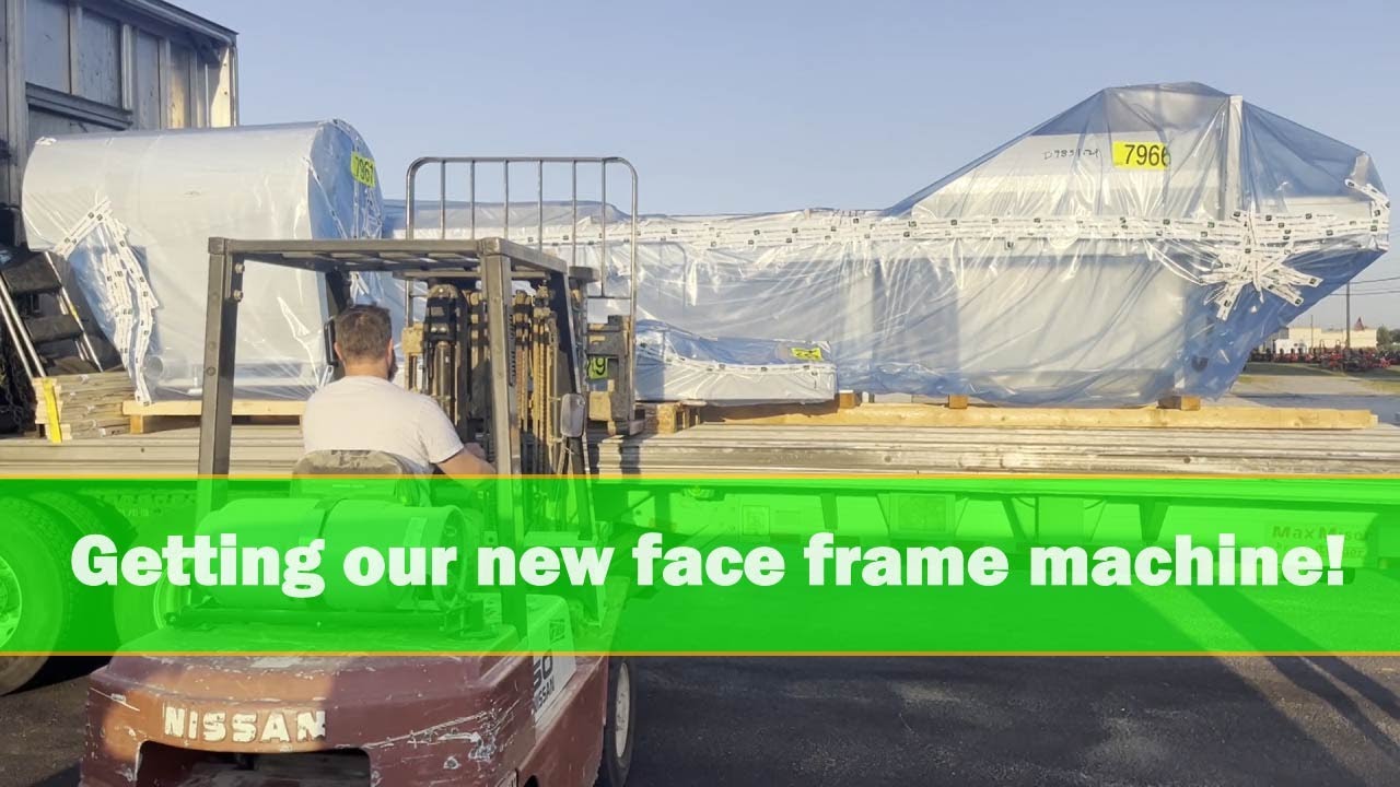 we got our new face frame machine delivered! - YouTube