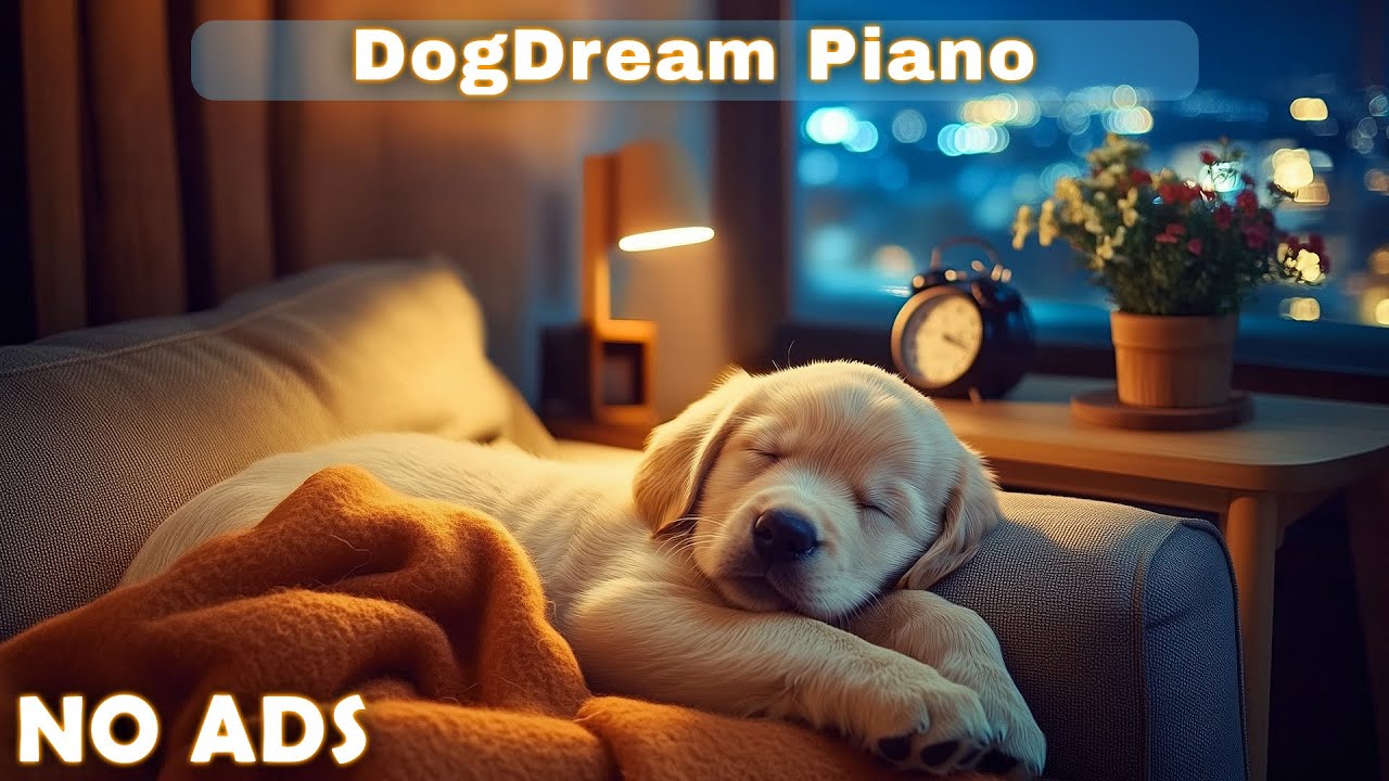 12 Hours of Relaxing Piano for Dogs 🐾 Gentle Sleep Music 🎵 Stress ...