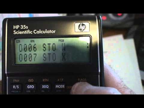 Programming the 35s - YouTube