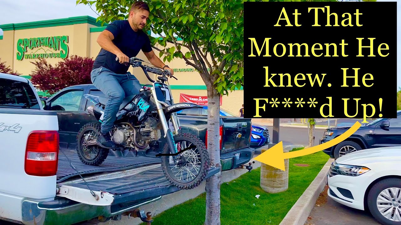 Urban Pit Bike Riding | Epic Wheelie Fail! | Piranha 190cc - YouTube