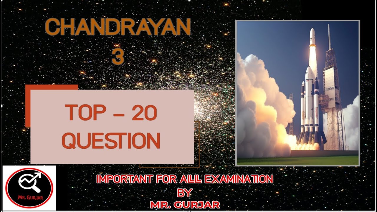 Top-20 Chandryan 3 Related Important Questions for All Exams - YouTube