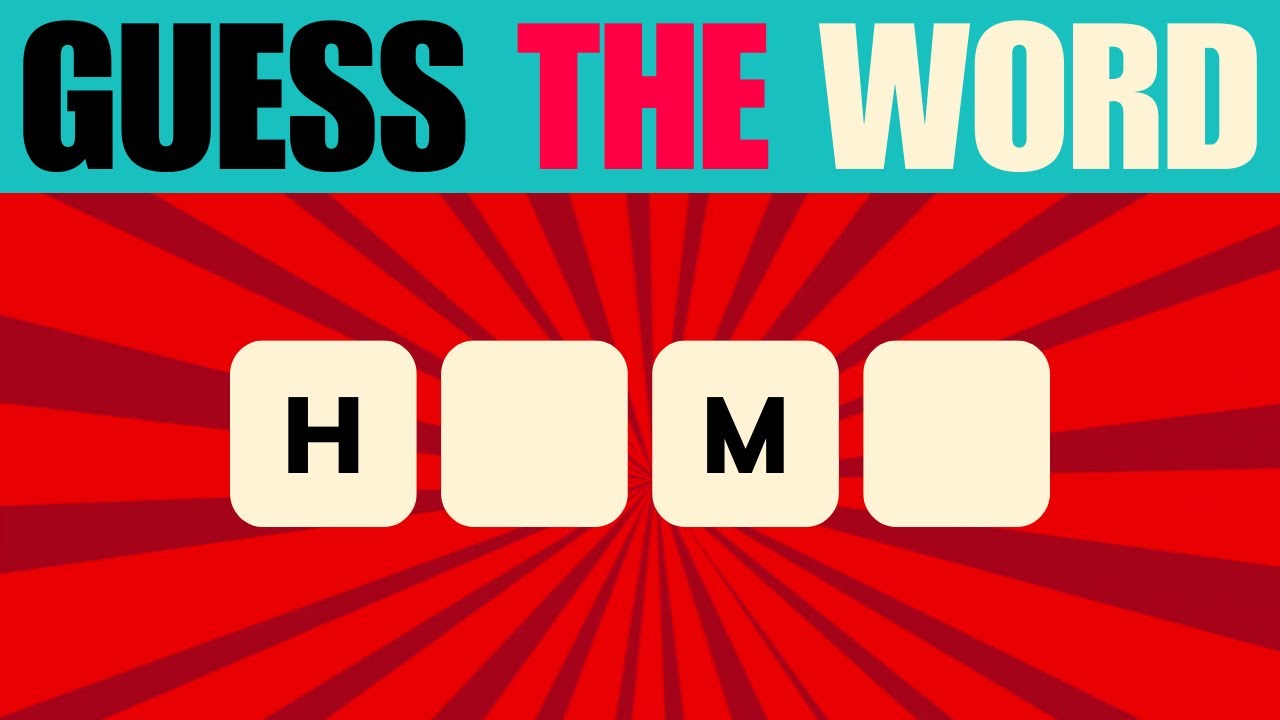 Guess The Word Quiz: Brain Workout! Fun Word Puzzle #12 - YouTube