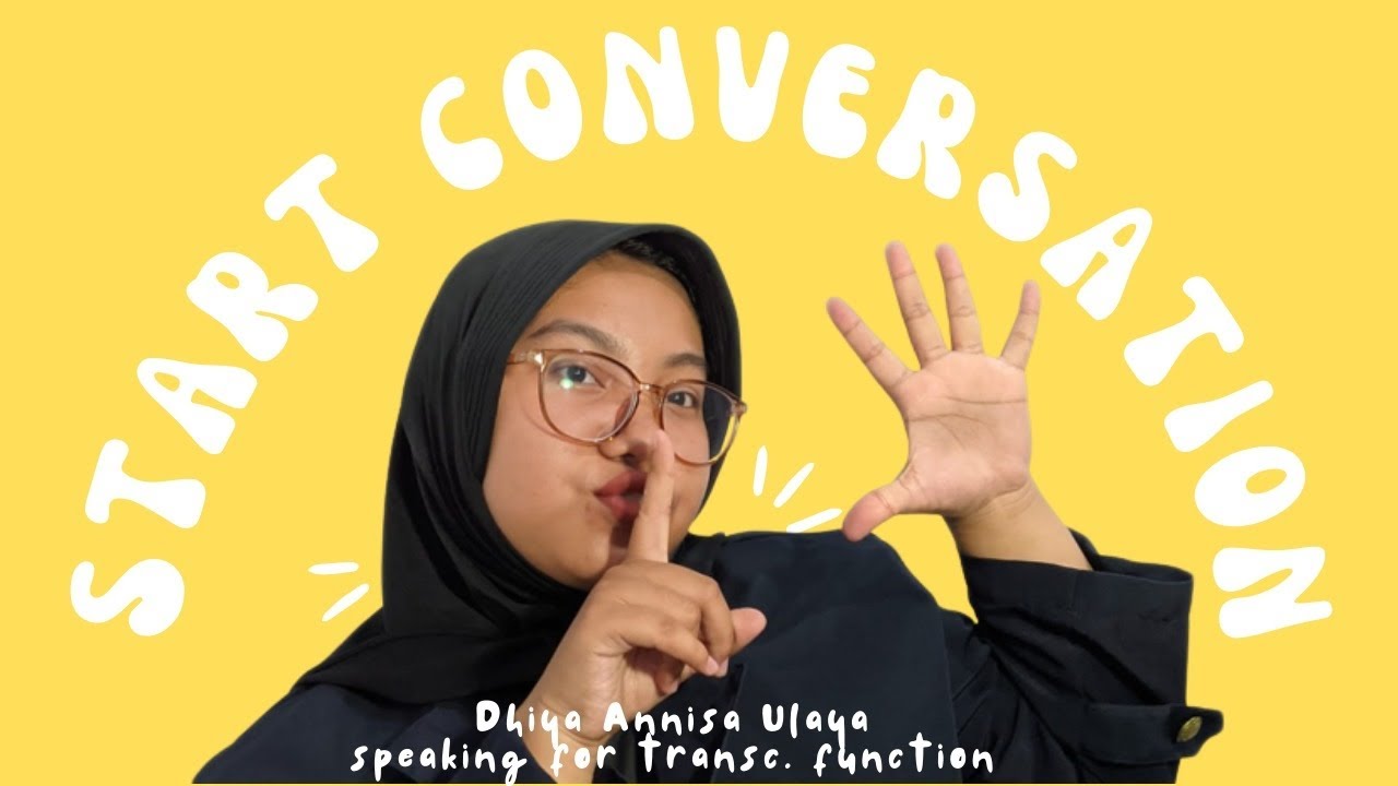 5 ways to start a conversation - YouTube