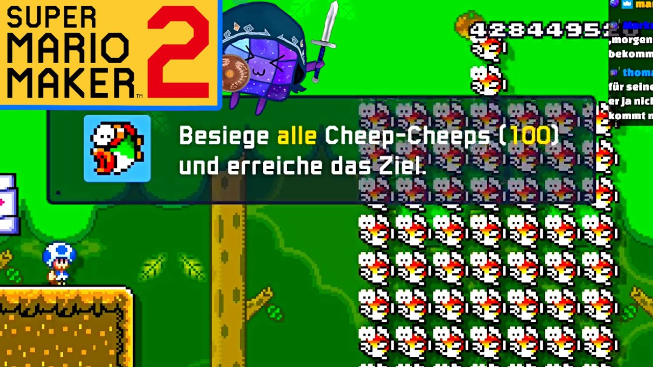 Besiege 100 Cheep Cheeps! Super Mario Maker 2 Expert 13000+ Clears #338 ...