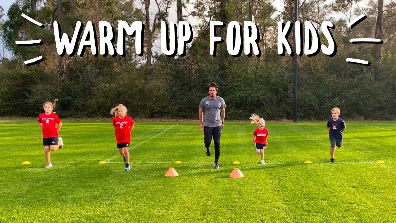 5 Min Warm up FOR KIDS - YouTube