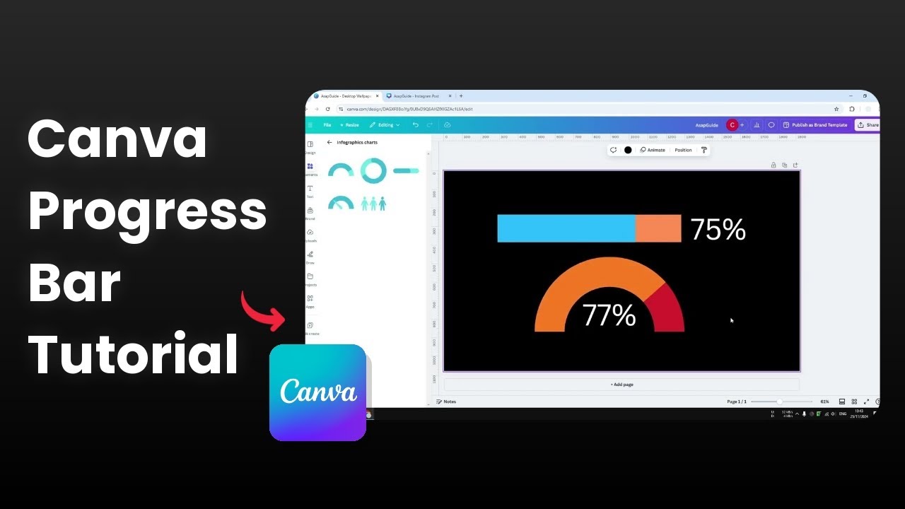 How to Create a Progress Bar in Canva - YouTube