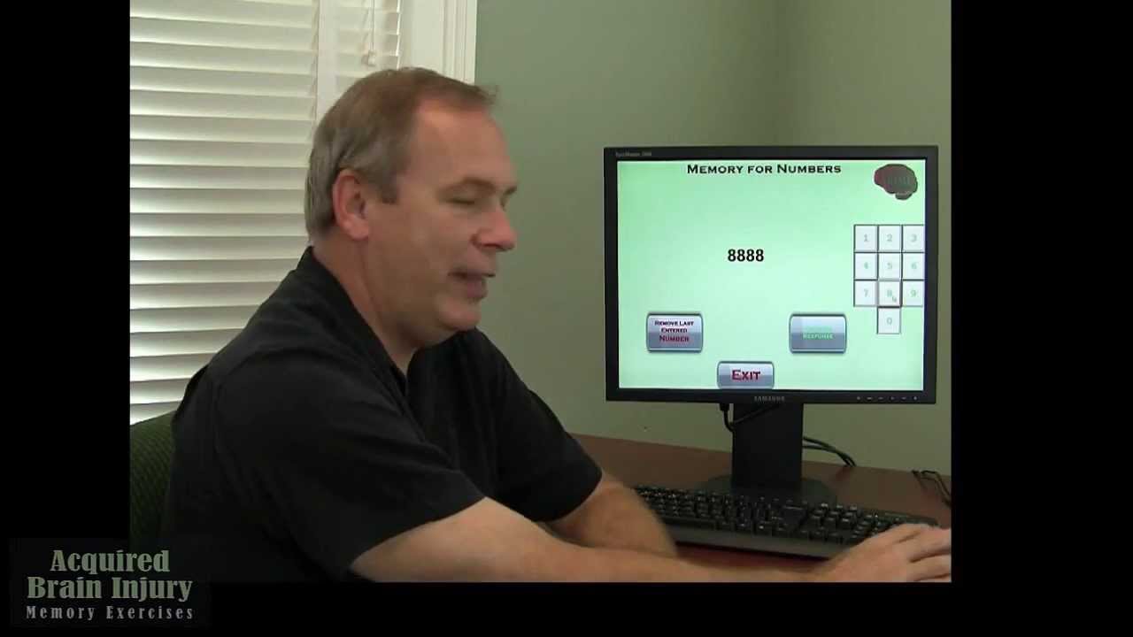 Acquired Brain Injury Memory Exercises Demonstration - YouTube