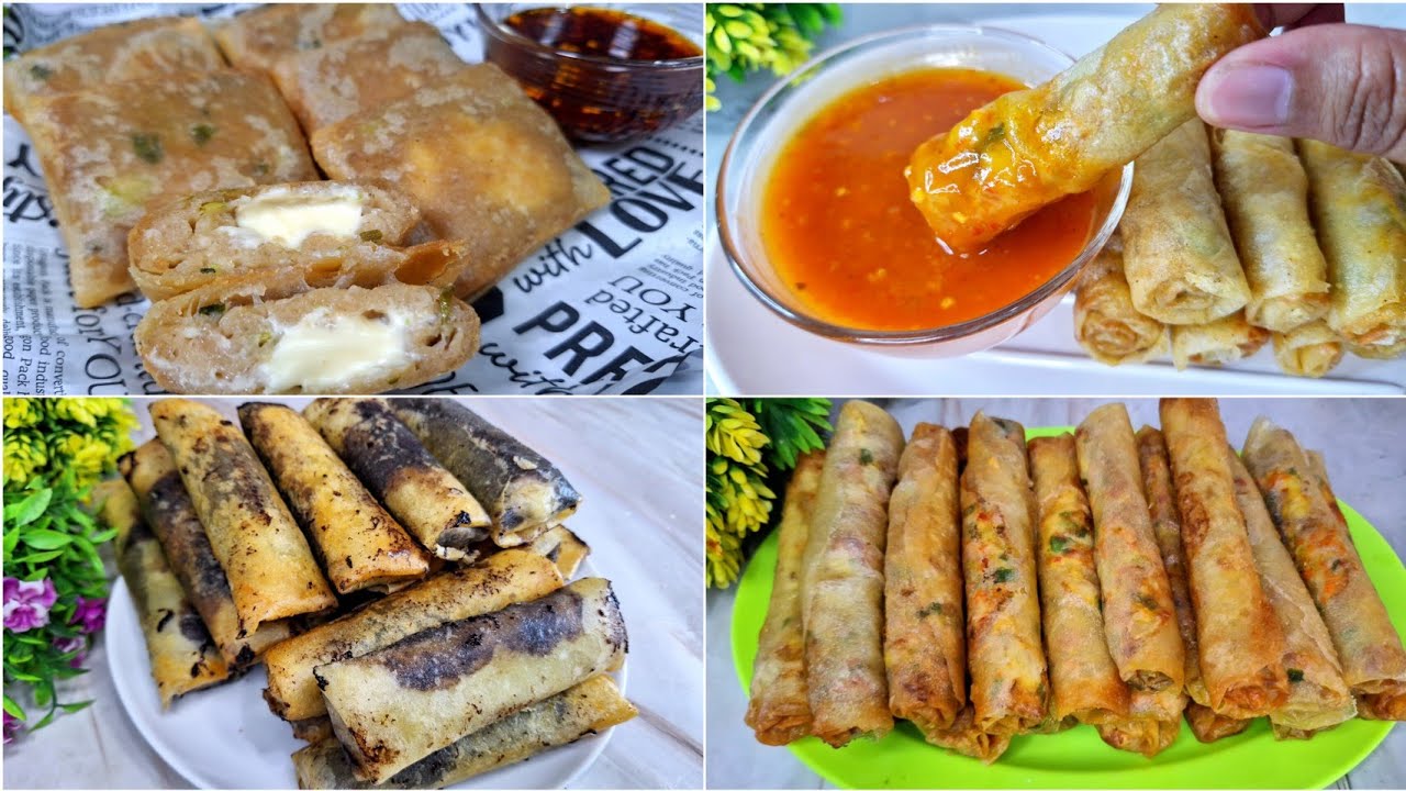 4 KREASI CEMILAN DARI KULIT LUMPIA, SEMUA NYA ENAK BUN - YouTube