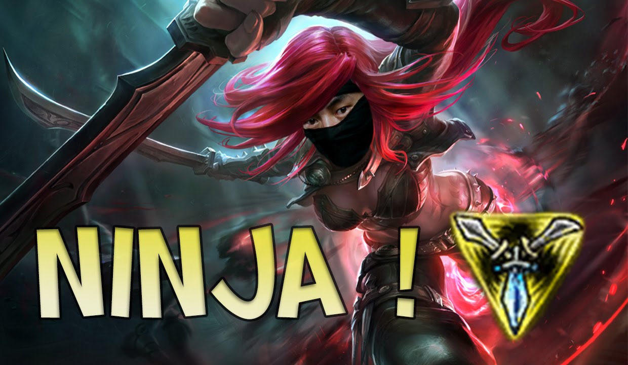 KATARINA AD EPIC TEAMFIGHT - Ninja ! - YouTube