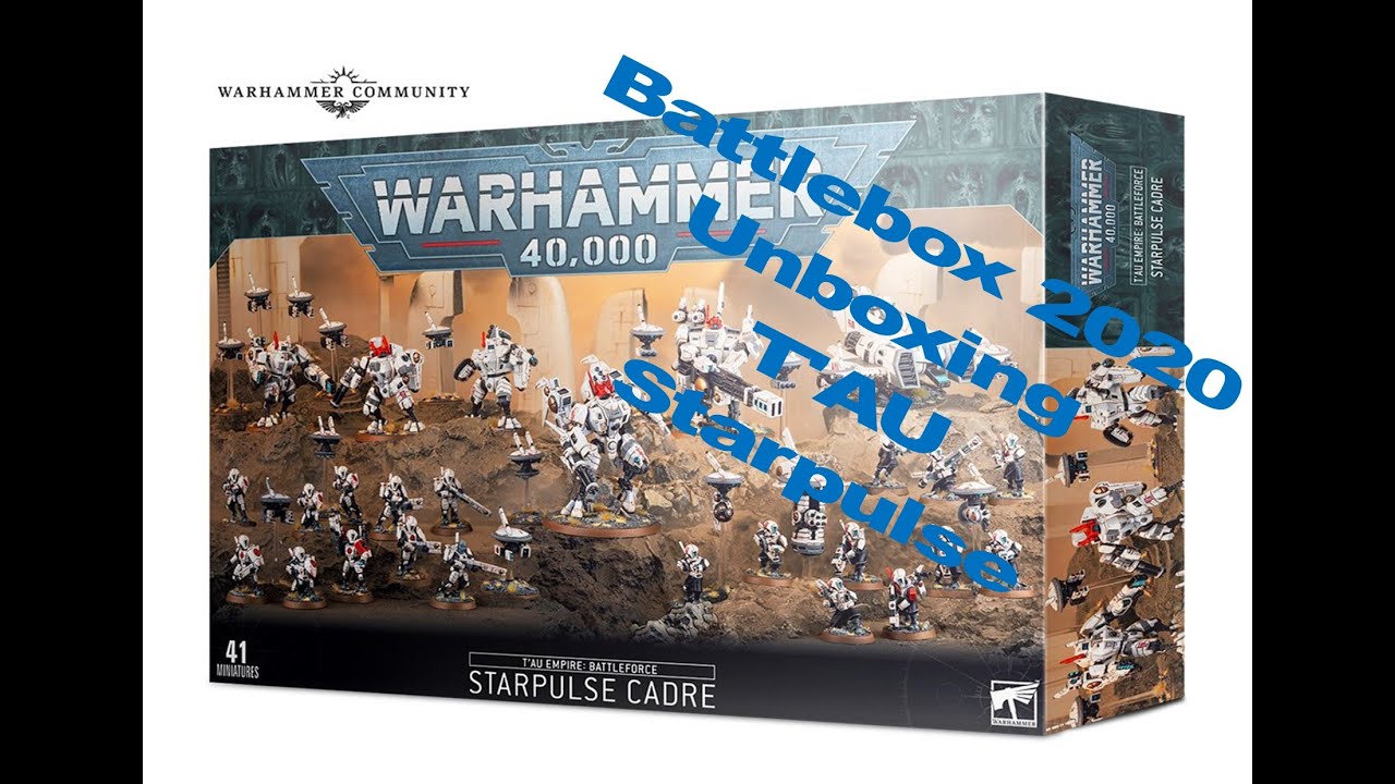 Tau Battleforce Box 2020 - Starpulse Cadre unboxing - YouTube
