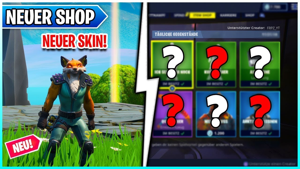 🦊 FENNIX Fuchs Skin im Fortnite Shop vom 26.08 🛒 Battle Royale & Rette ...