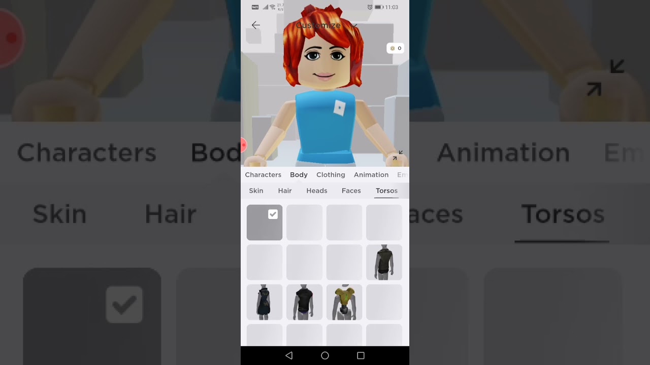 Blocky girl free roblox avatar - YouTube