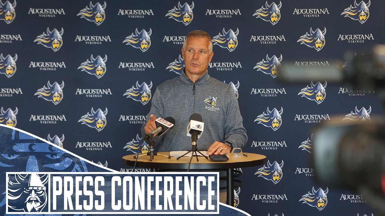 Augustana Football's Jerry Olszewski 2024 Preseason Press Conference ...