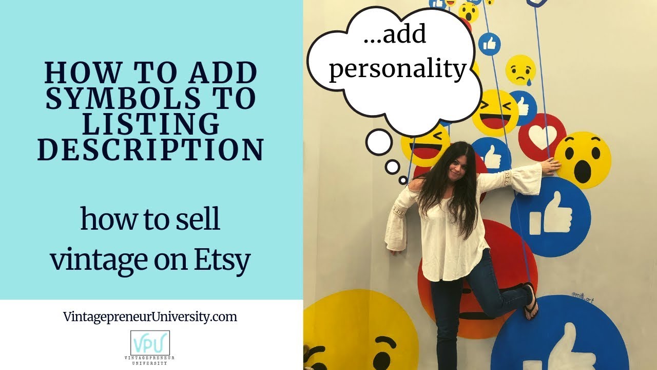 How To Add Symbols To Item Description How To Sell Vintage On Etsy YouTube How To Add Symbols To Item Description How To Sell Vintage On Etsy YouTube