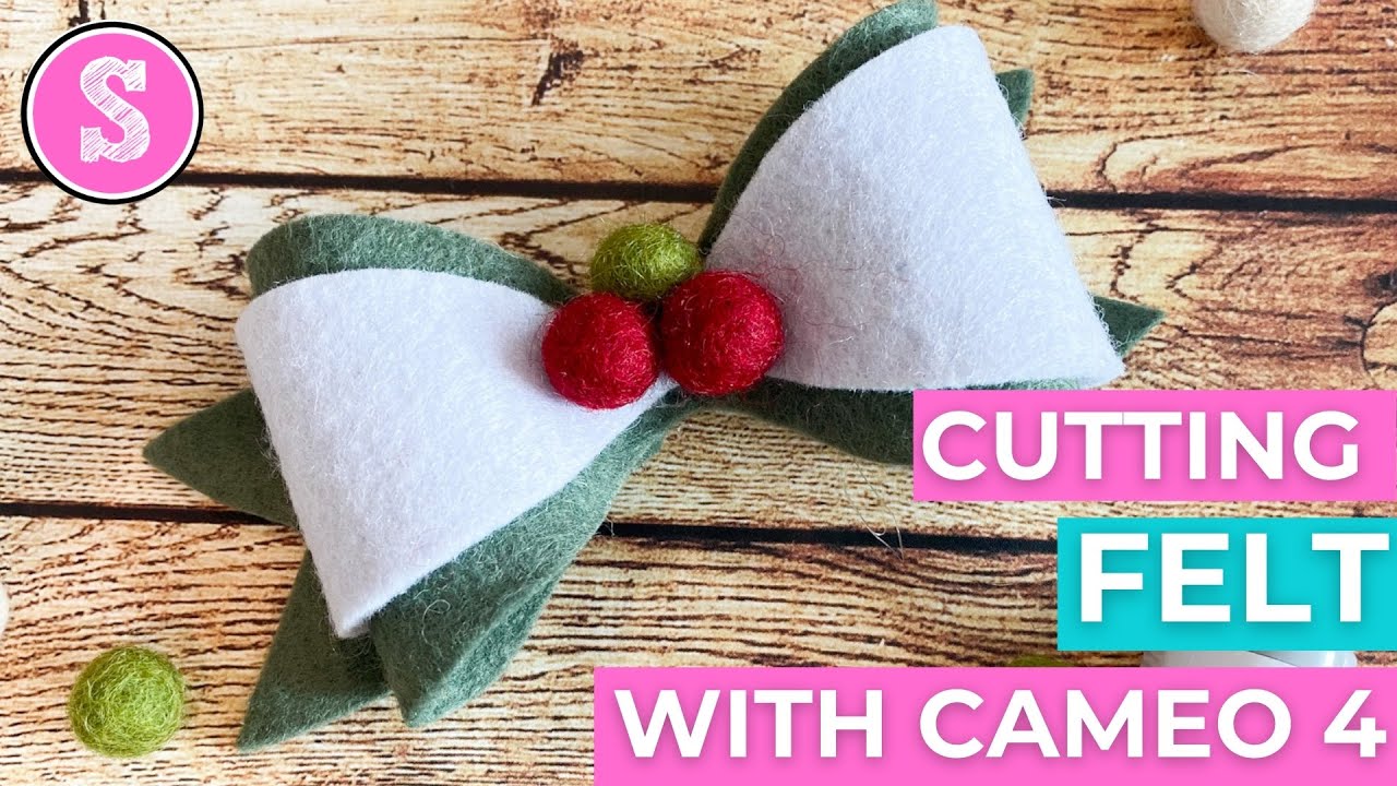 How to Cut Felt with Silhouette Cameo 4 and Rotary Blade - YouTube