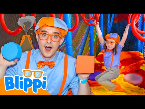 Blippi: Floor is Lava Shape Challenge! 🔥🏃