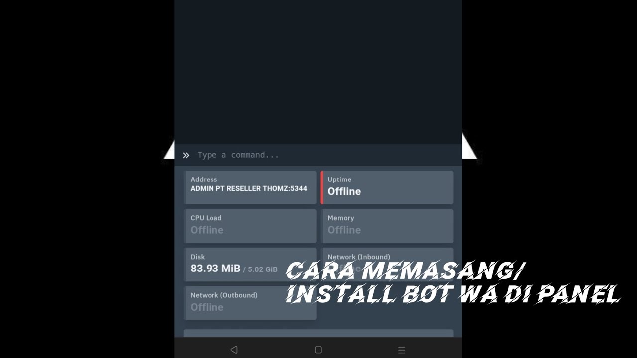 CARA MEMBUAT BOT WA MENGGUNAKAN PANEL - YouTube