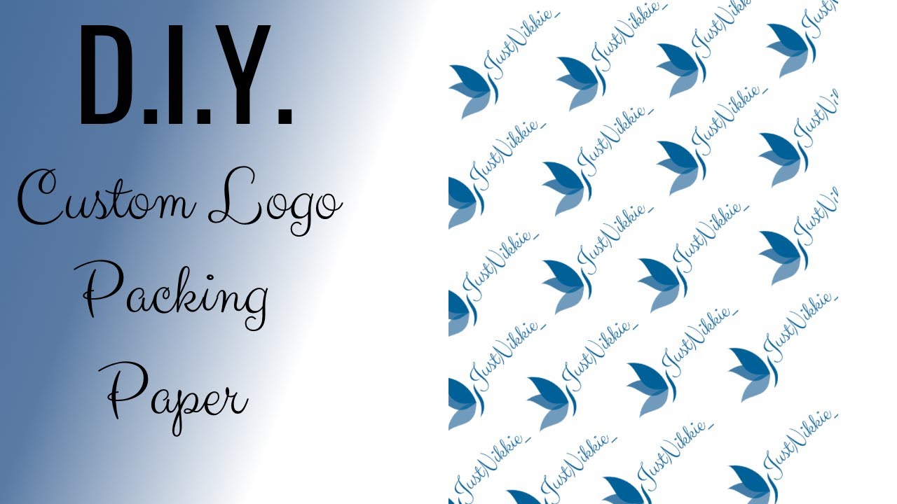 Small Business Hack For Saving Money | DIY Custom Packing Paper | Small ...