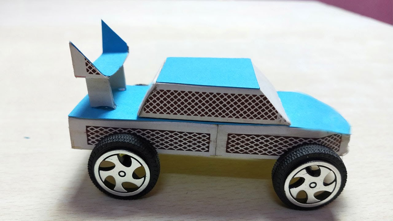 Matchbox Car || How to Make Matchbox Race car | DIY CAR TOY || माचिस ...