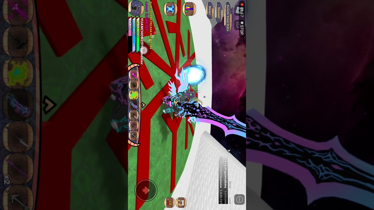 new update new weapon in the legend of the bone sword - YouTube