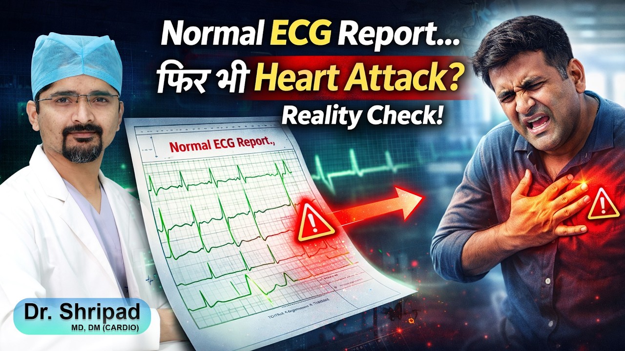 Normal ECG Report | फिर भी Heart Attack? Reality Check! | ECG - YouTube
