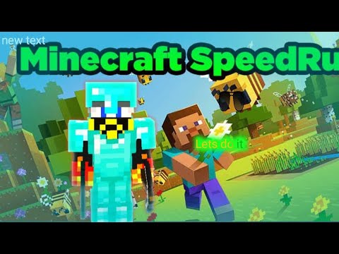 Minecraft speed run || Fastest Speed run ever?? || #minecraft #shorts ...