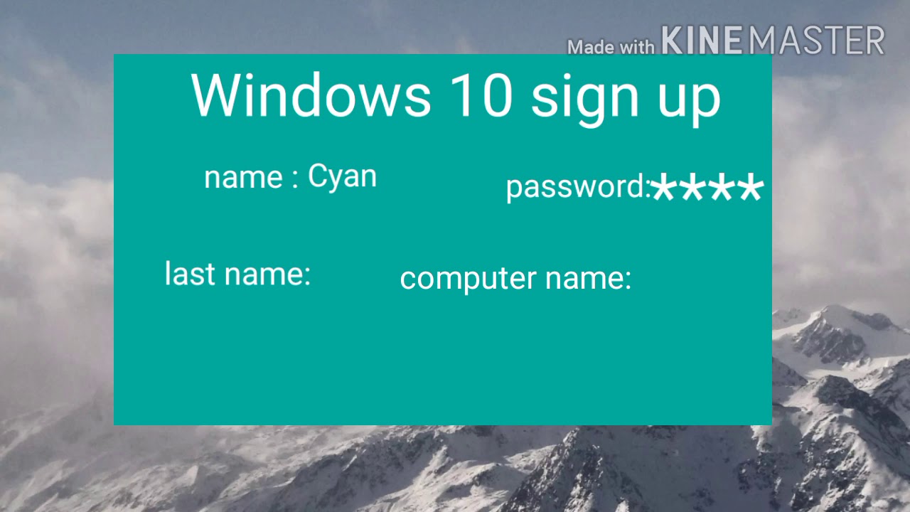 Cyan gets a new computer and signs in - YouTube