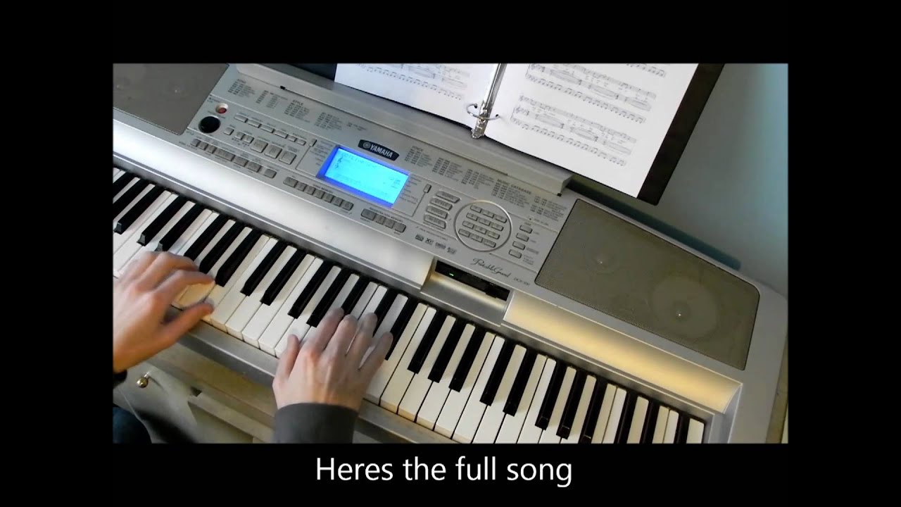spongebob squarepants TUTORIAL theme song ending piano hd, one of the ...