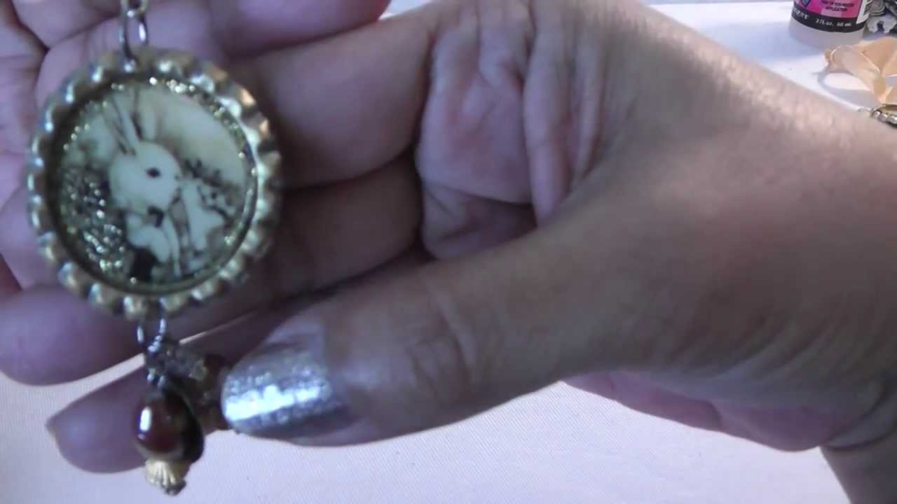 Altered bottle caps Happy Mail from Evy 3-3-14 - YouTube