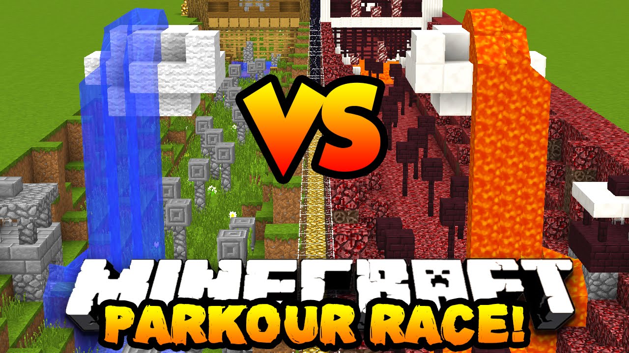 Minecraft Prestonplayz Vs Mrwoofless Parkour Custom Parkour Map