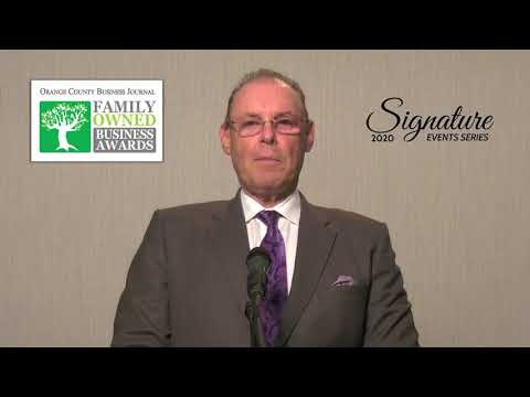 OCBJ 2020 Family-Owned Business Awards - Jeffrey Verdon Promo - YouTube