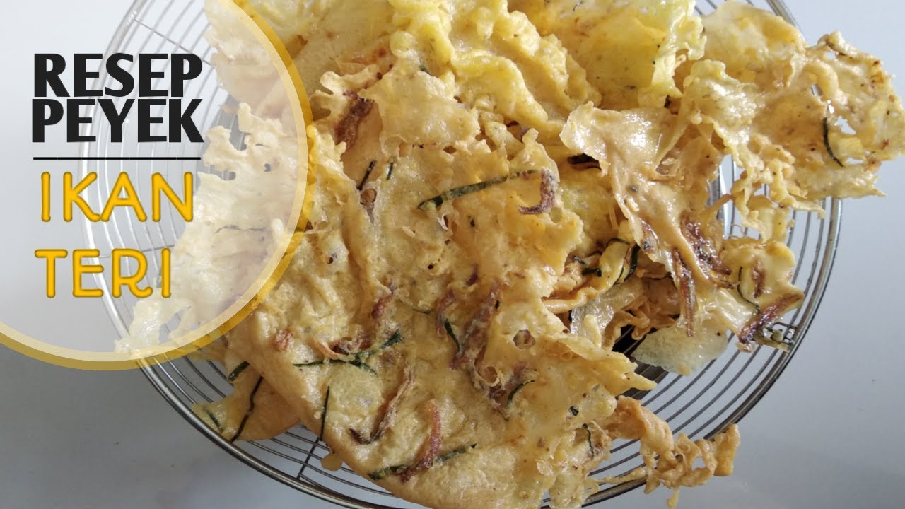 Resep Rumahan Peyek Ikan Teri Krispy No Ribet Bahan Sederhana - YouTube