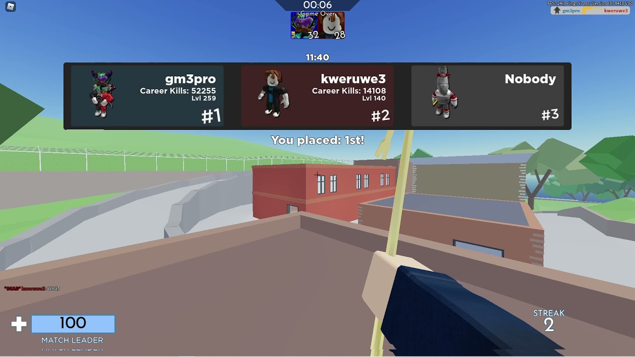 How to outsmart a camper in Hillside (Roblox Arsenal) - YouTube