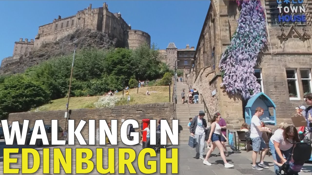 Walking in Edinburgh Scotland | June 2023 - YouTube