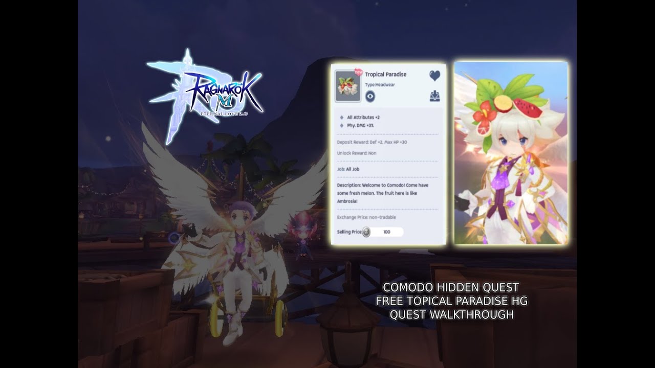 Ragnarok M: Comodo Hidden Quest - Free Tropical Paradise HG (Quest ...