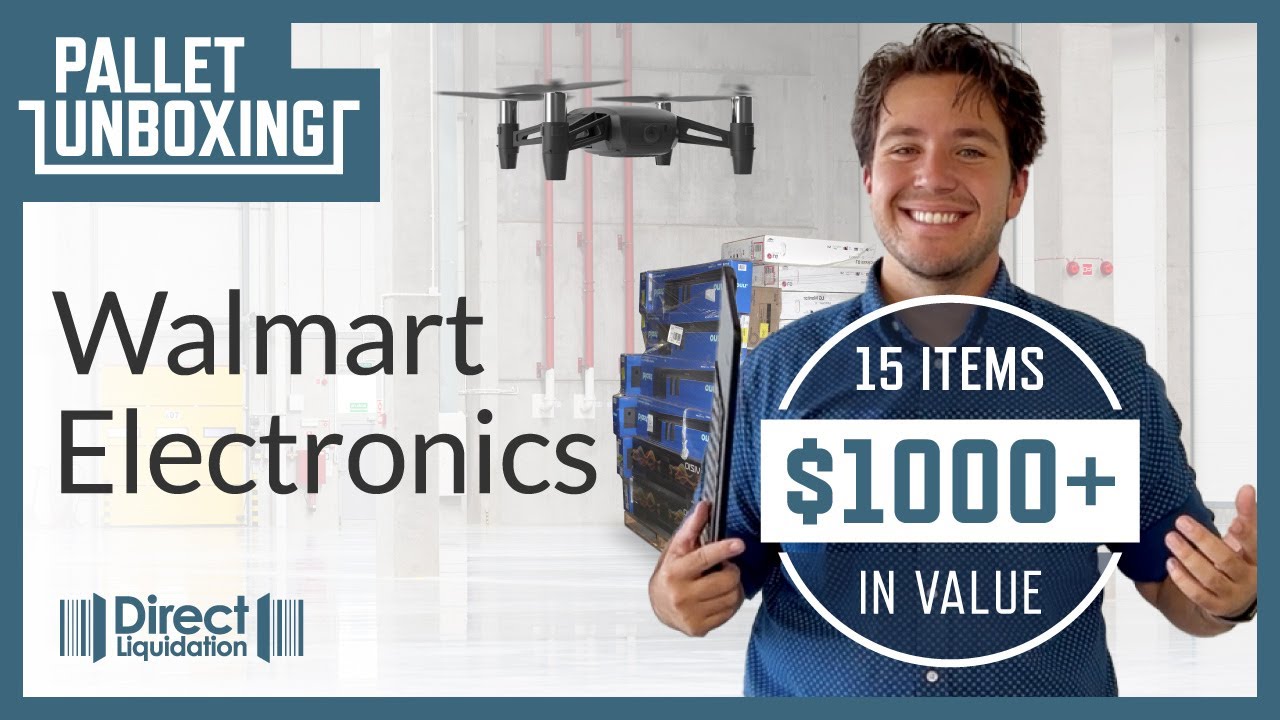 Amazing Walmart Liquidation Electronics Pallet Unboxing - Unbelievable ...