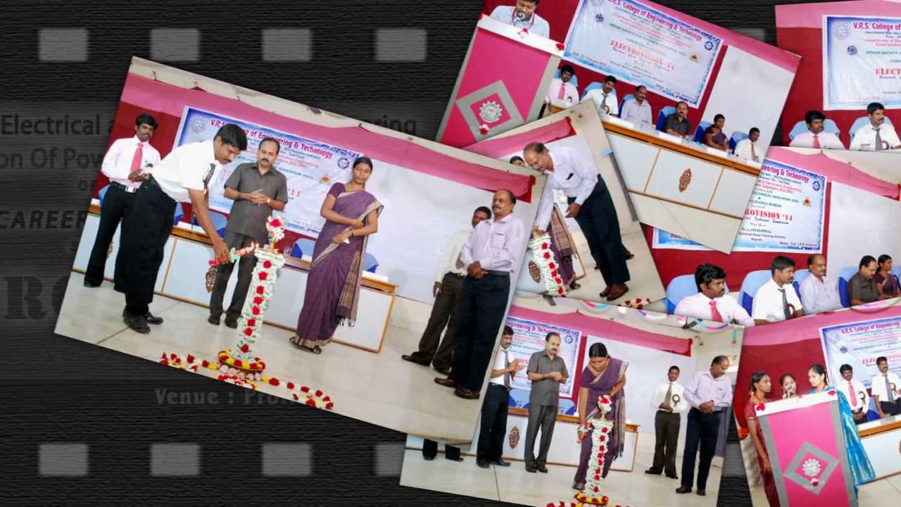 VRSCET : Department of EEE - ELECTROVISION '14 - A National level ...