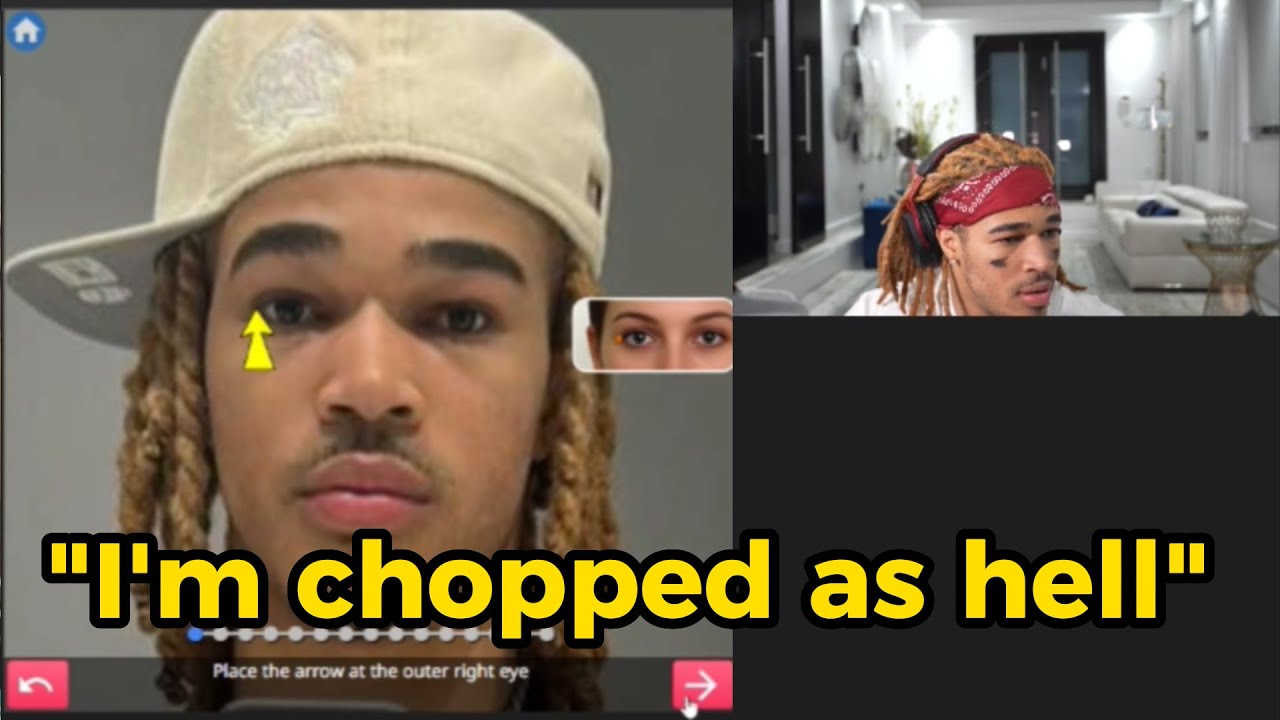 PLAQUEBOYMAX Uses AI To See How Chopped He Is (very) - YouTube