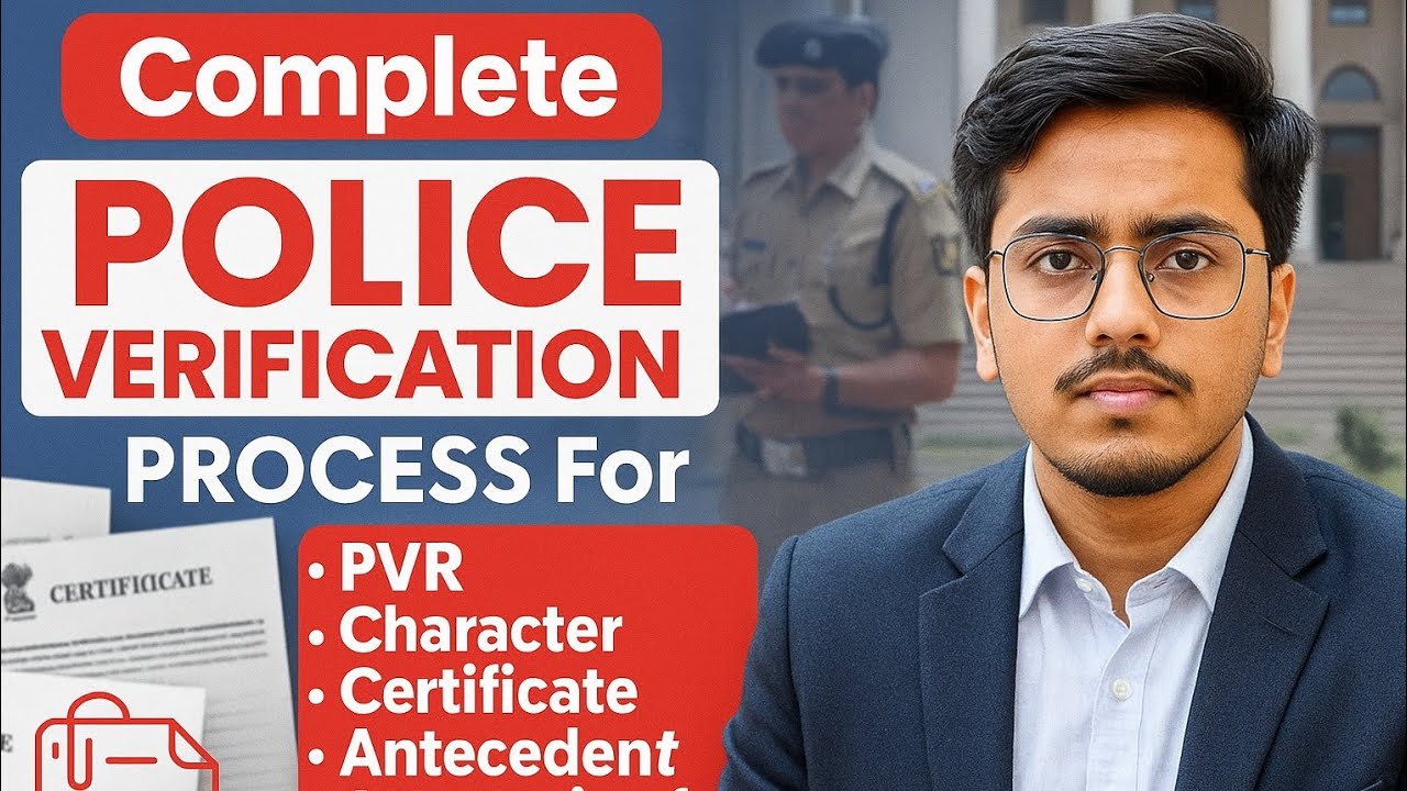 Police Verification Process for Government Jobs | Character Certificate ...