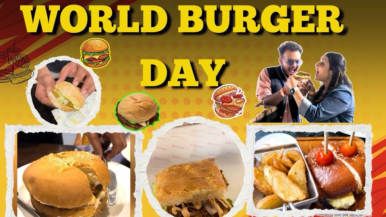 World Burger Day Feast! 🍔 Trying Smash Burgers & Iconic Hamburgers with ...