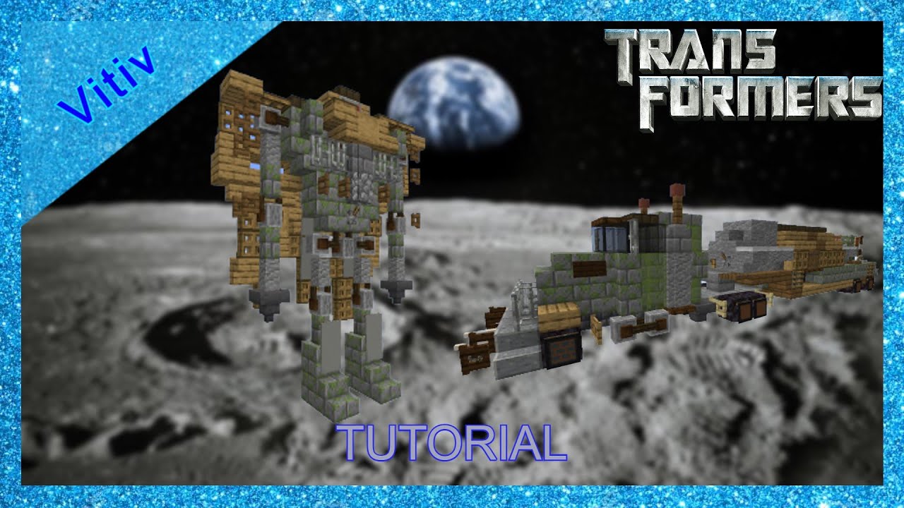 Transformers Megatron in Minecraft - 1:1 Scale - Tutorial - YouTube