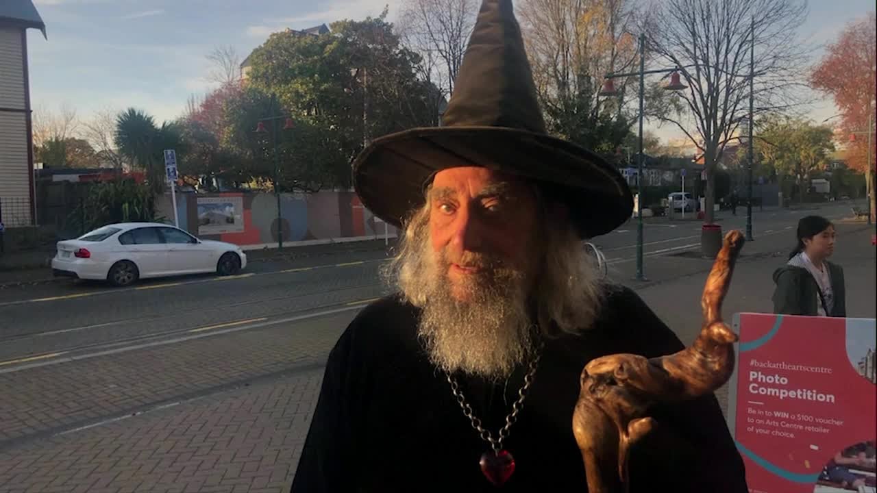 New Zealand town has an official wizard - YouTube